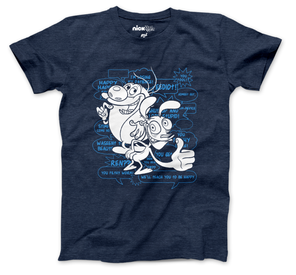 Remera Nickelodeon Retro - Ren And Stimpy - Proxyworld Coleccionables