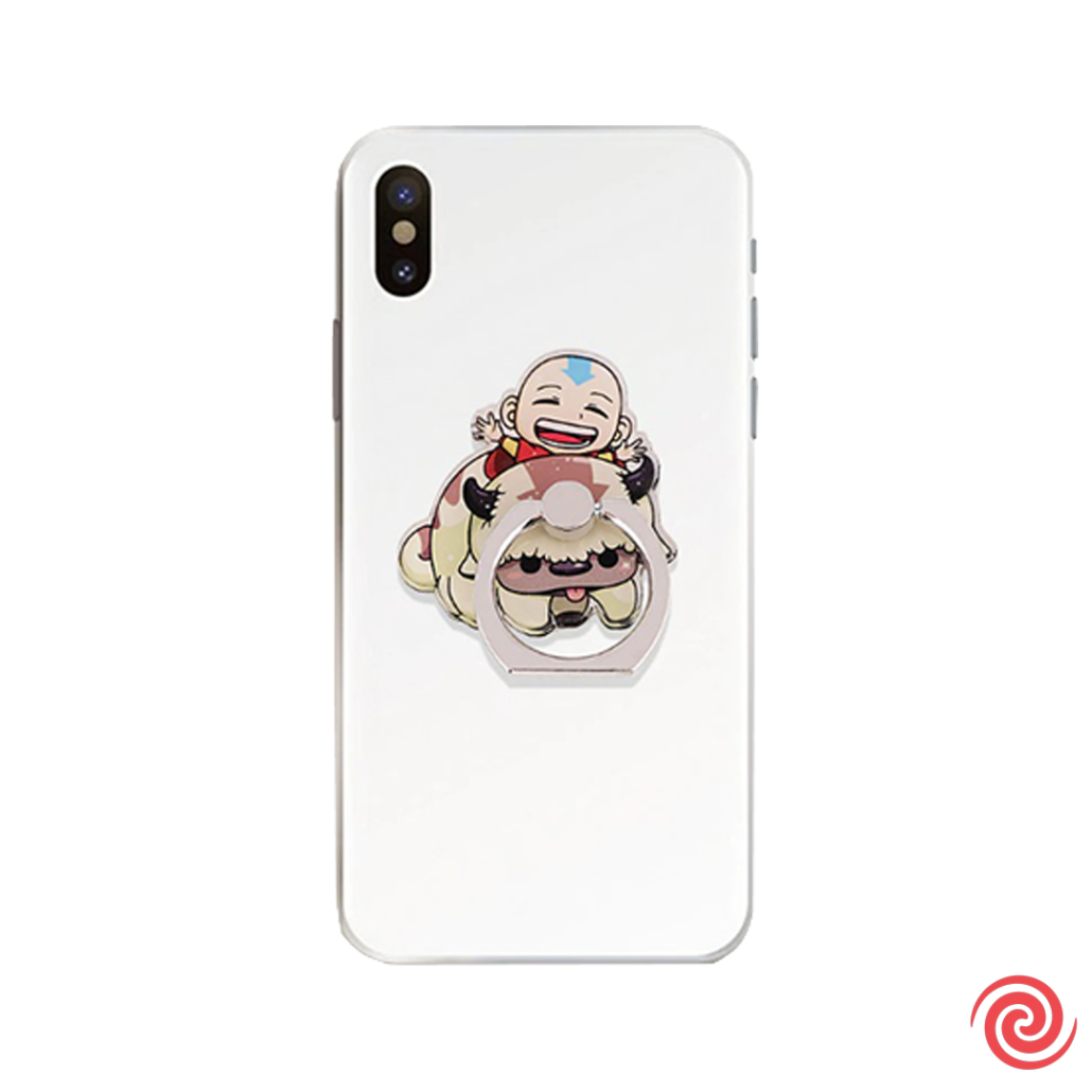 Ring Anillo Celular Serie Avatar Aang y Appa - Proxyworld Coleccionables