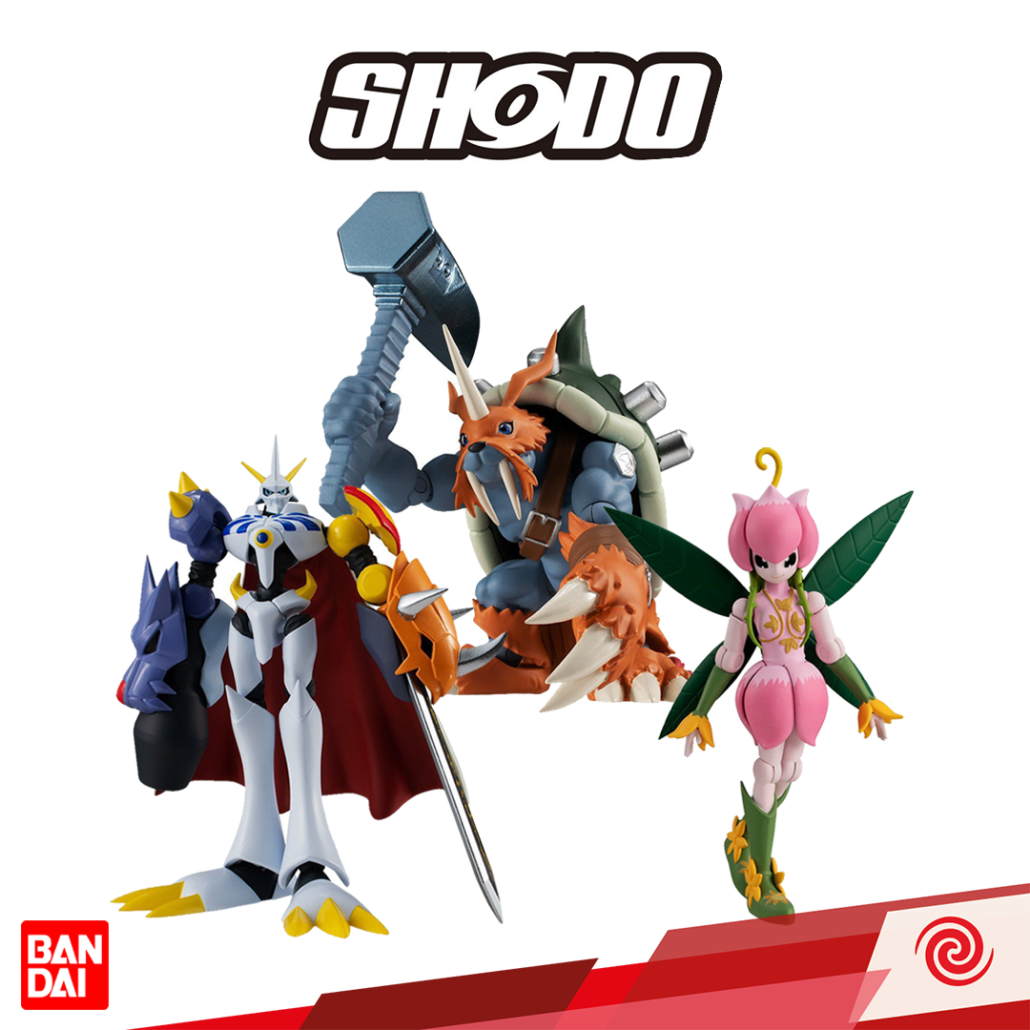 Figura Bandai Shodo Digimon Vol 3 Lillymon con Base